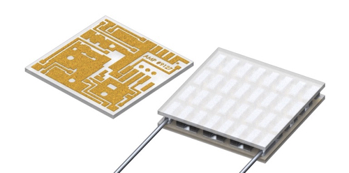 Customized Au patterns for TE Coolers and ceramic substrates